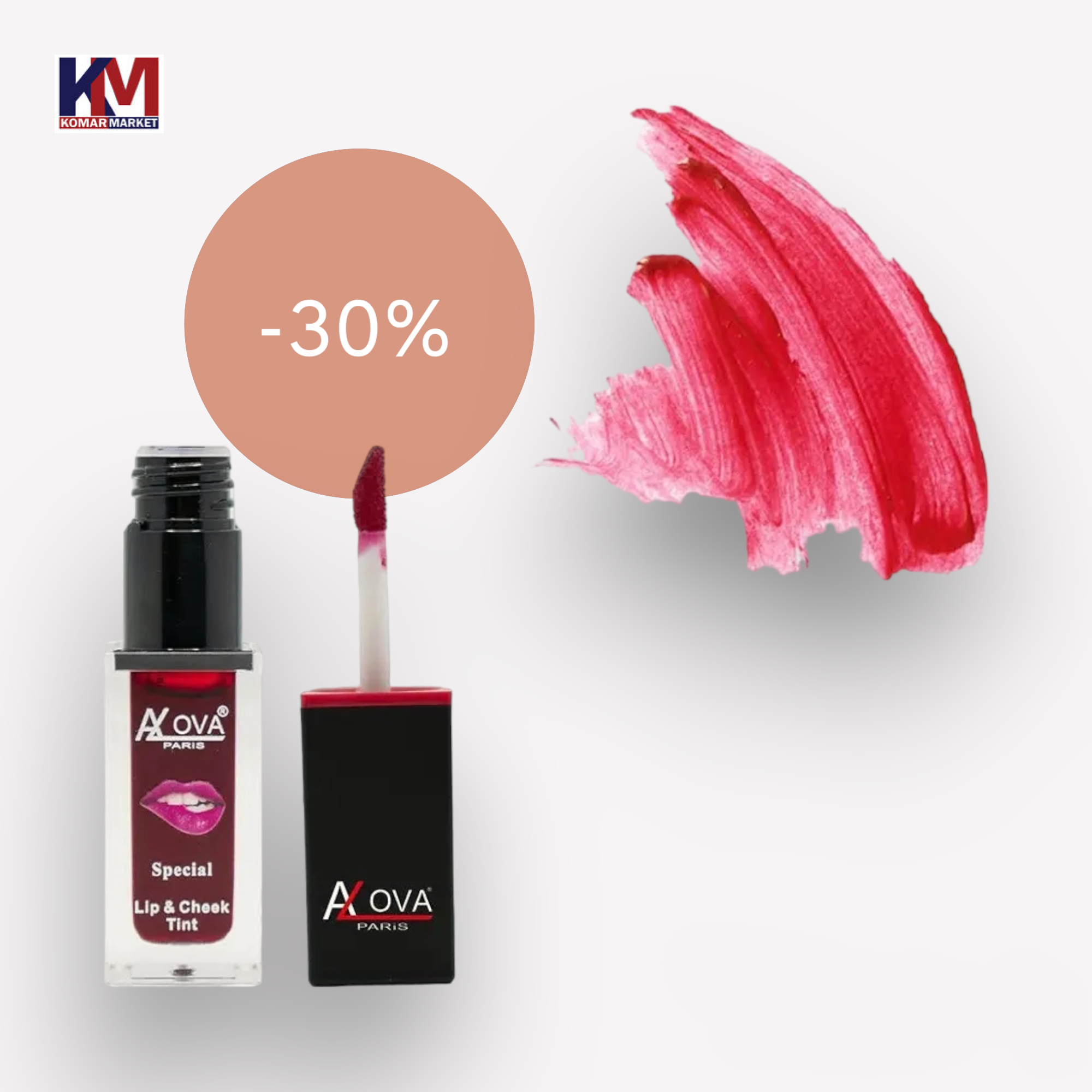 تینت لب و گونه آلووا Alova – کومار مارکت